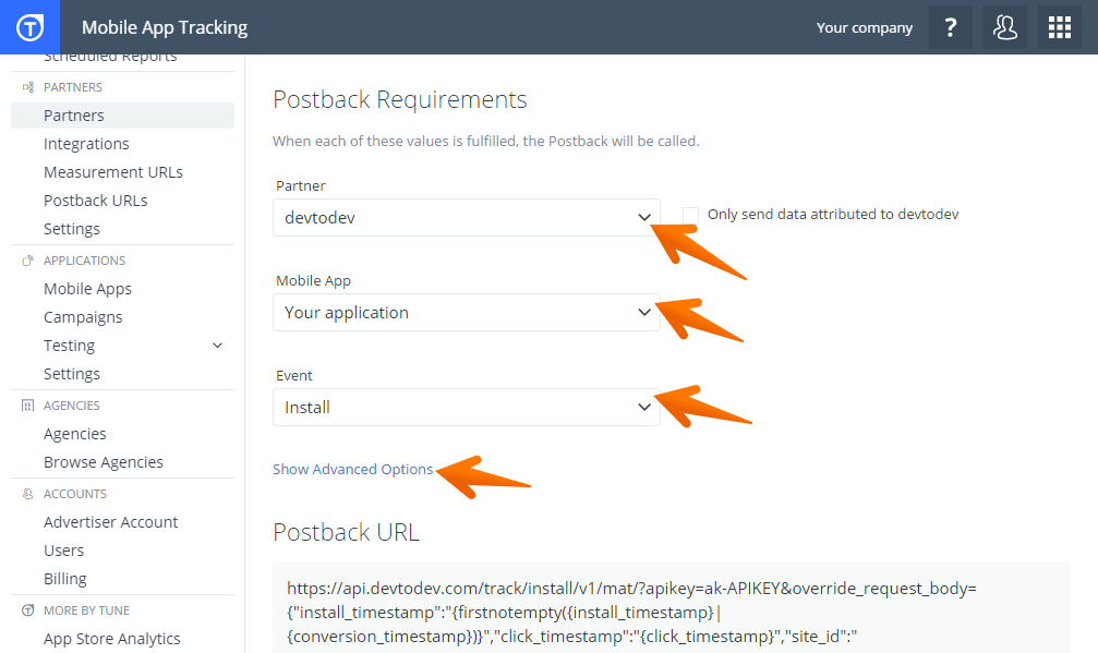 Tune (MAT) - Documentation | devtodev