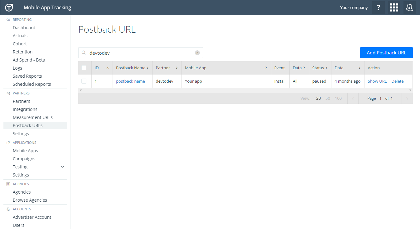 Tune (MAT) - Documentation | devtodev